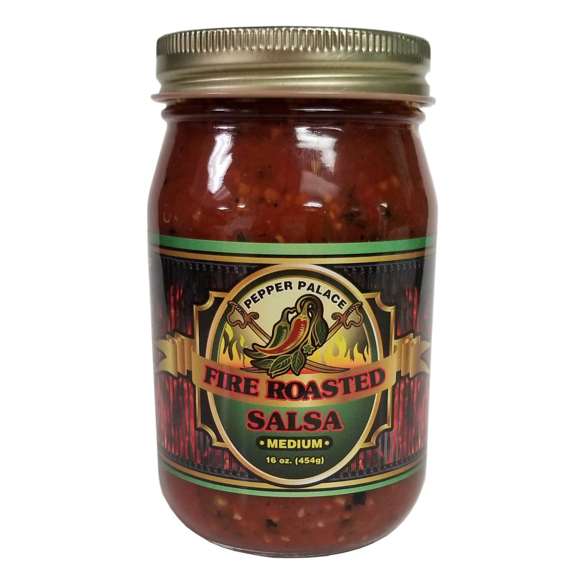 Fire Roasted Salsa — Tomatoes & Pepper Salsa — Pepper Palace