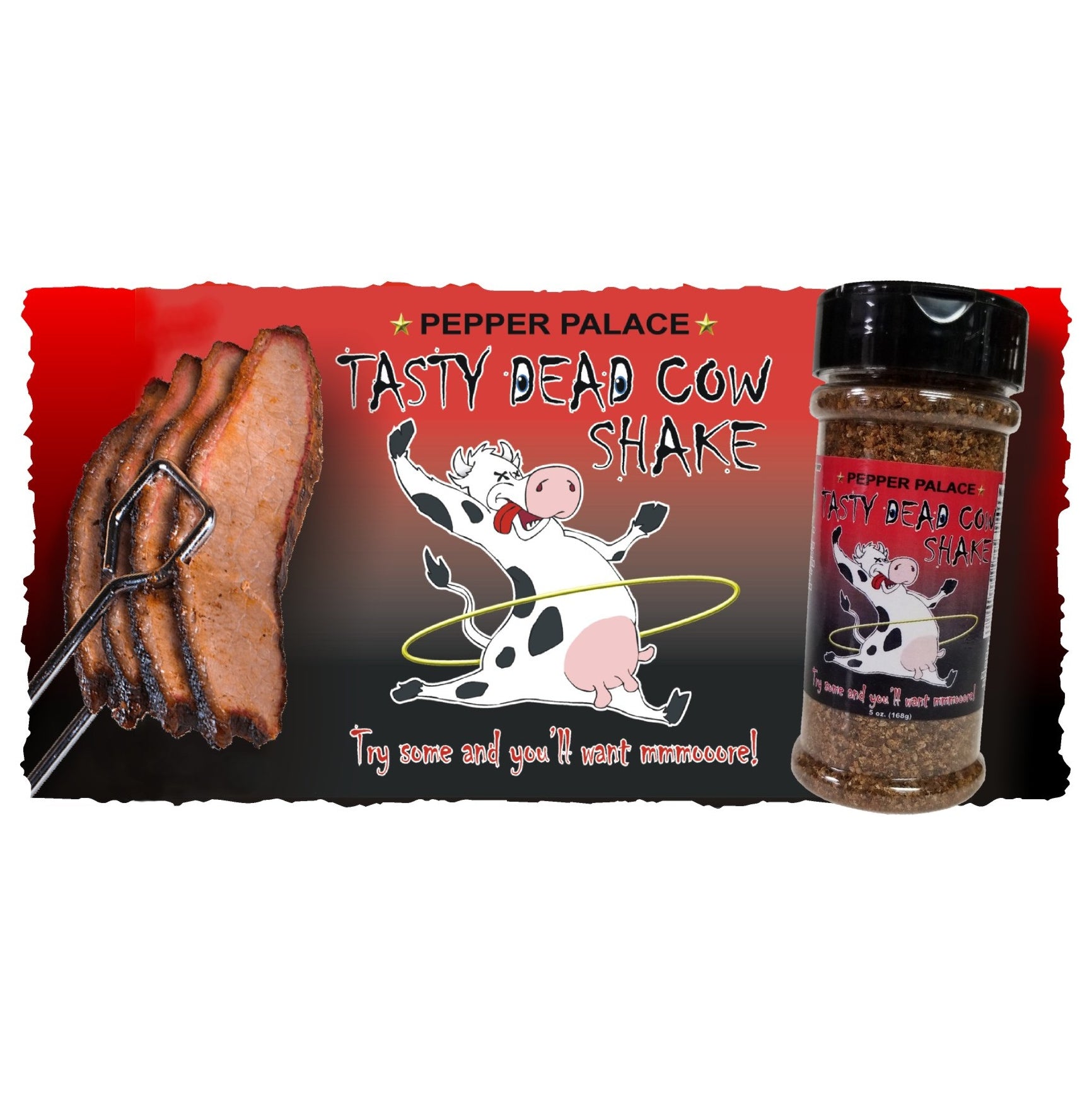 Steak Seasoning | Tasty Dead Cow Shake — Pepper Palace